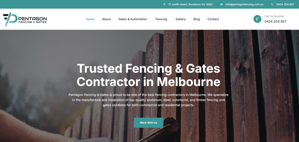 Top-Rated Automatic Swing Gate Installers in Melbourne for 2025 - Pentagon